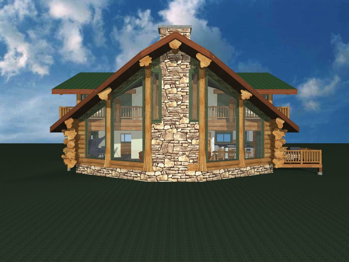 Log Art Plan B-26 — Log Homes Canada