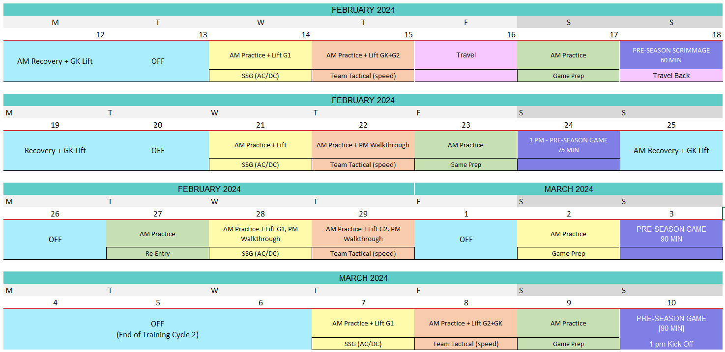 Periodization for Soccer — TALO
