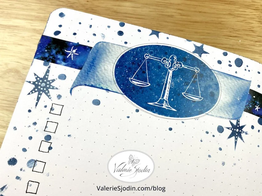 Libra Constellation - October planner journal — Valerie Sjodin