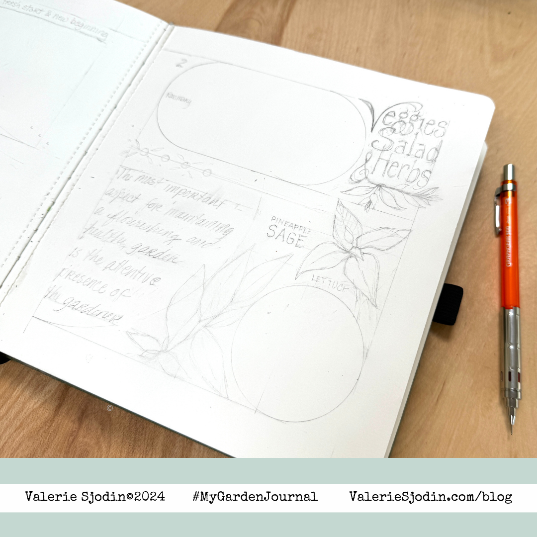 My Garden Journal - Art in Real Life #15 — Valerie Sjodin