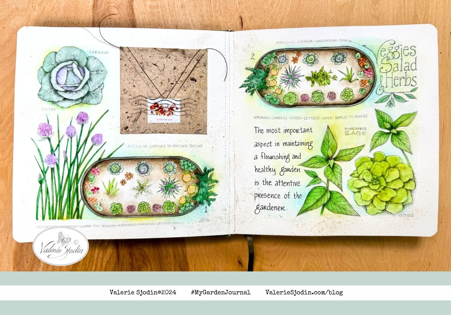 My Garden Journal - Art in Real Life #15 — Valerie Sjodin