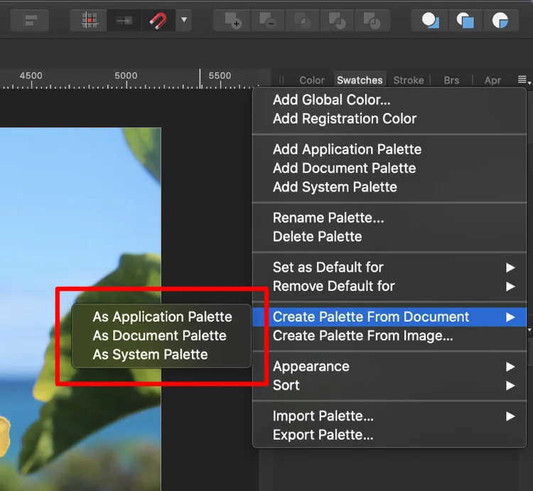 Create a Custom Color Palette in Affinity Designer — Shorebird Creative