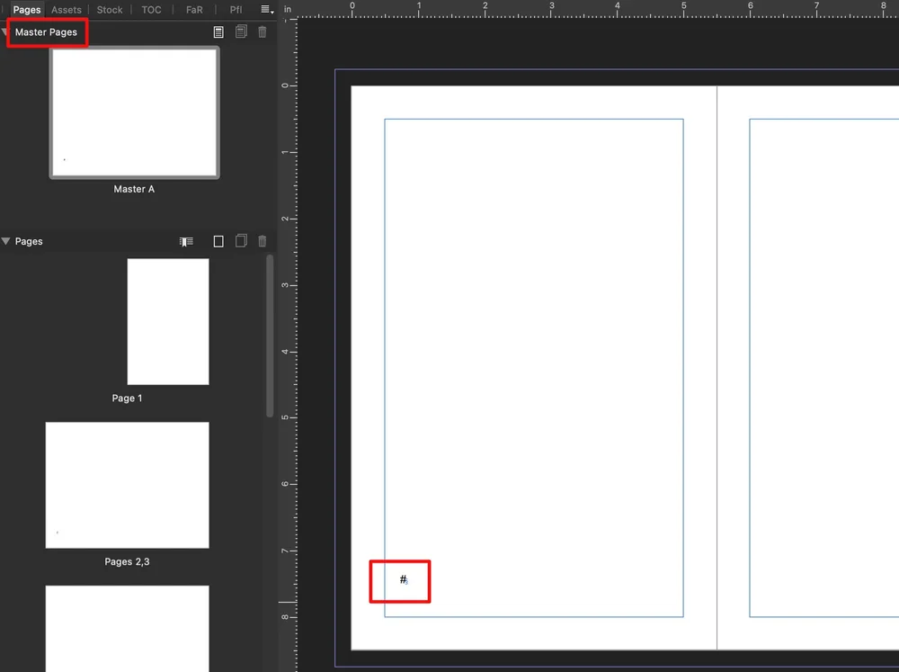 Add Automatic Page Numbers in Affinity Publisher — Shorebird Creative