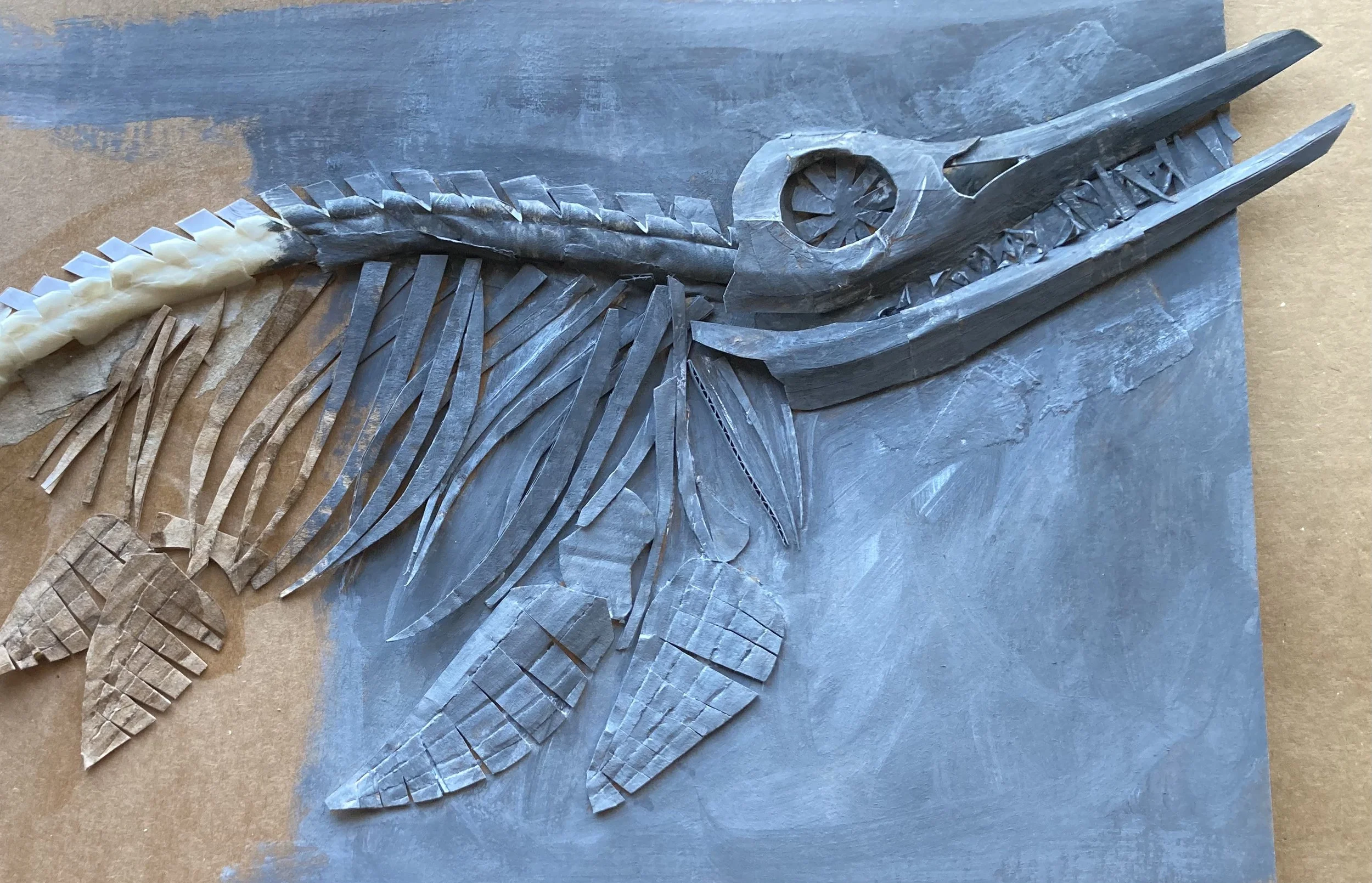 Paper Plate Pliosaur — Darrell Wakelam