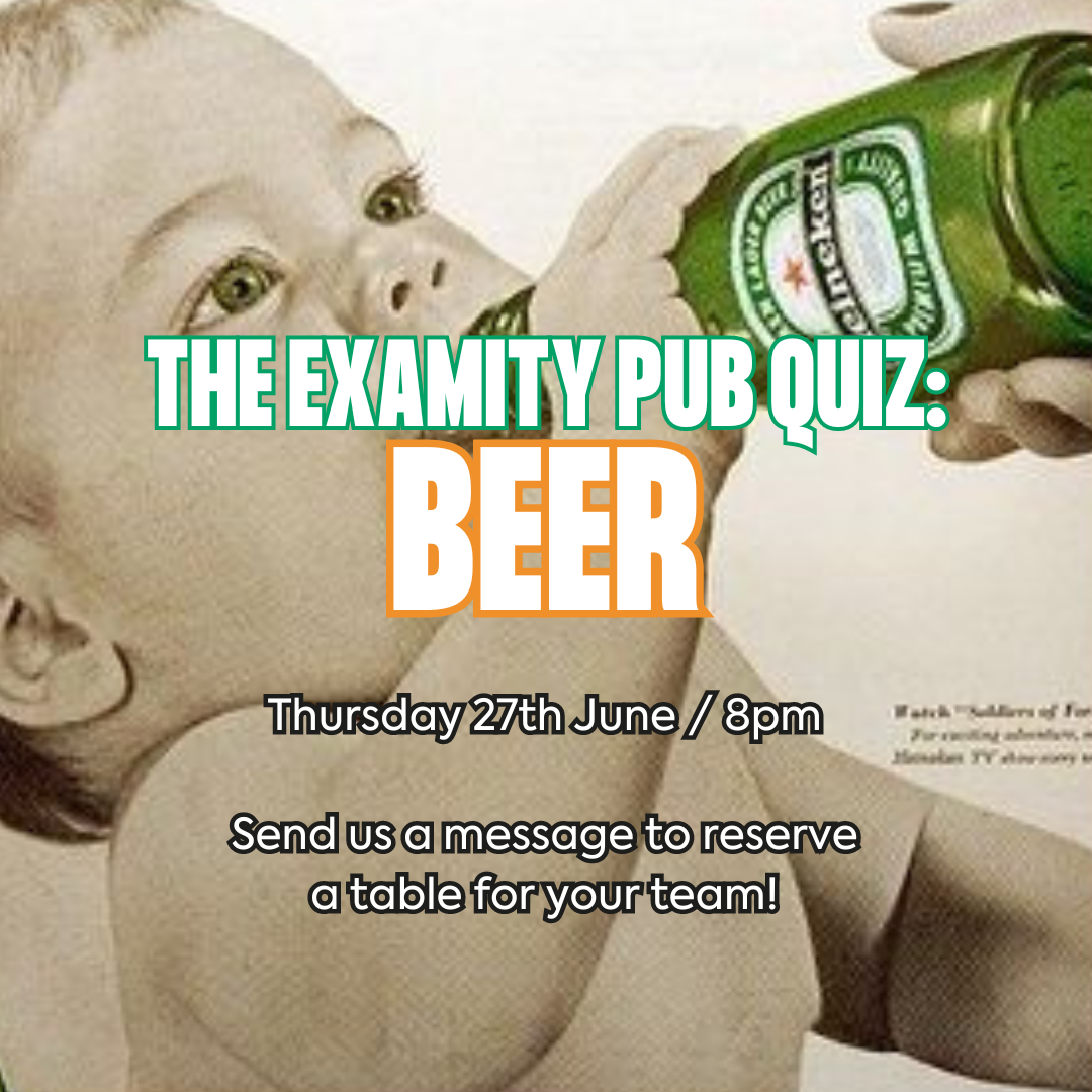 Examity Pub Quiz : Beer — Amity Brew Co