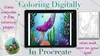 Procreate Coloring Pages And How to Color Digitally On Your iPad — The ...