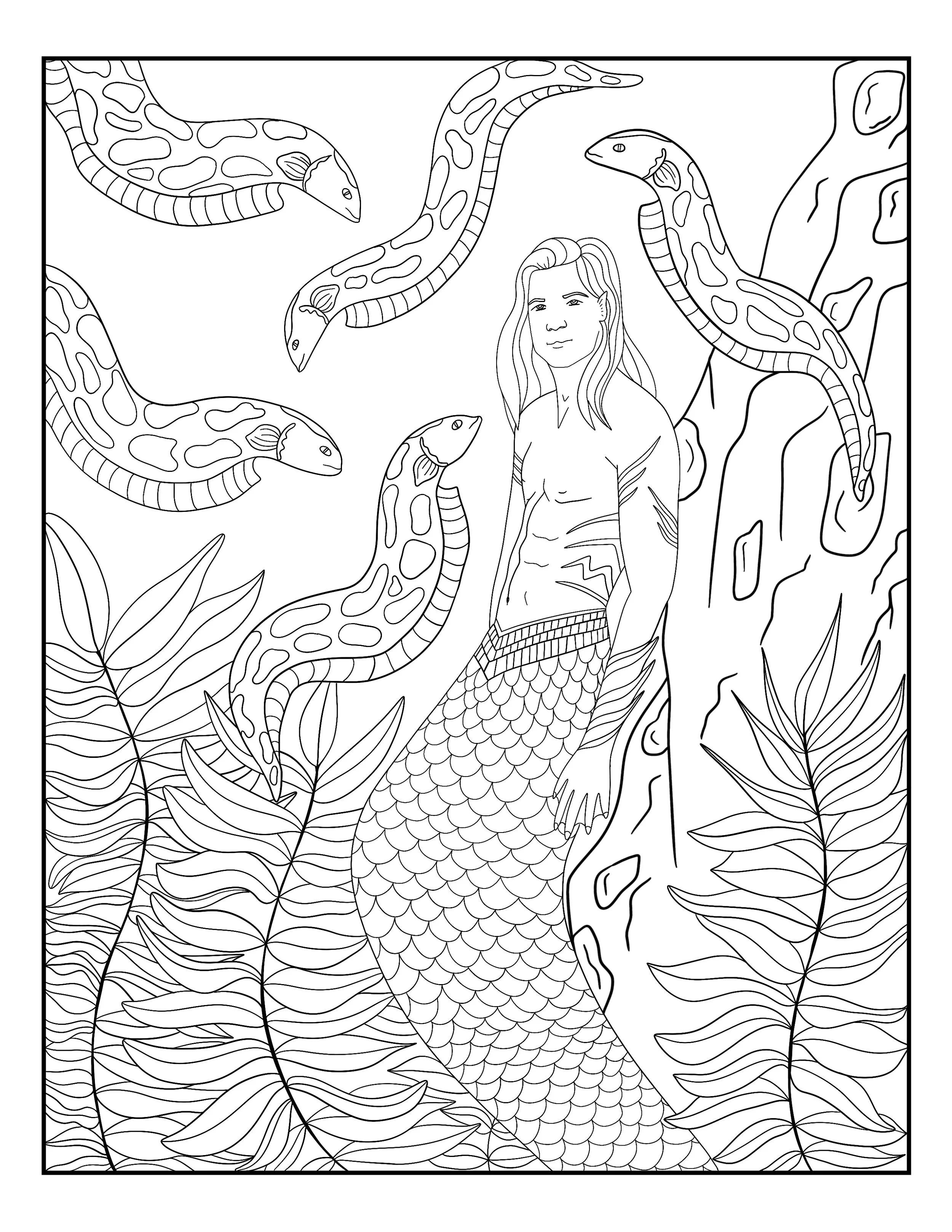 I’M PUBLISHED! Magical Merfolk Coloring Book — The Swimming Owl
