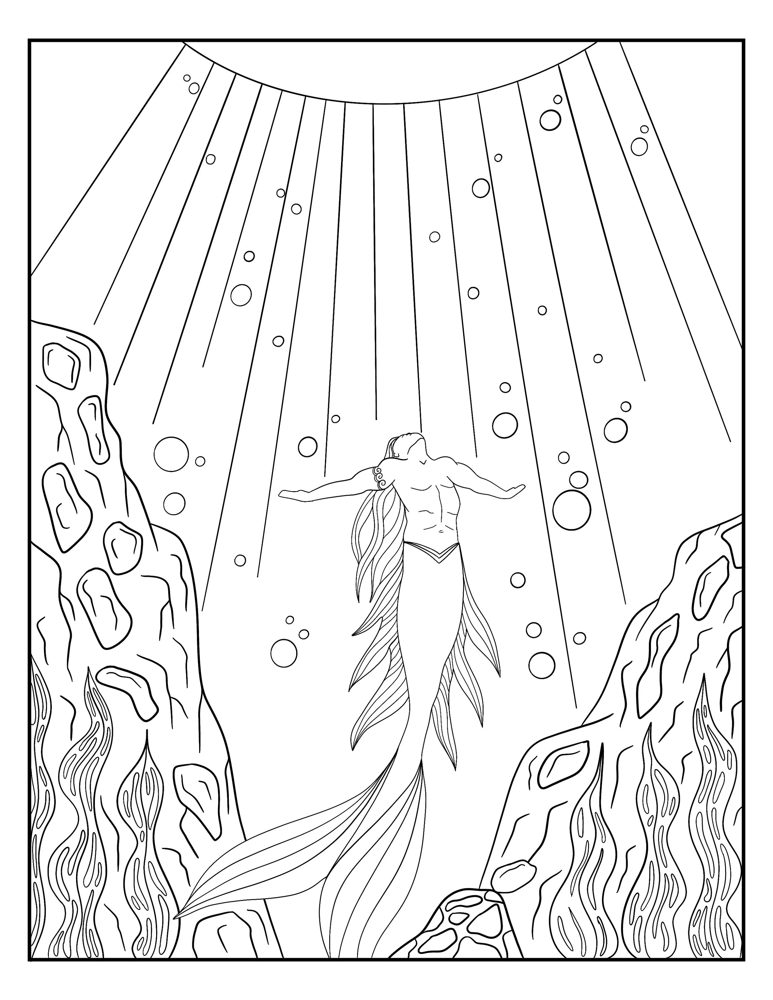 I’M PUBLISHED! Magical Merfolk Coloring Book — The Swimming Owl