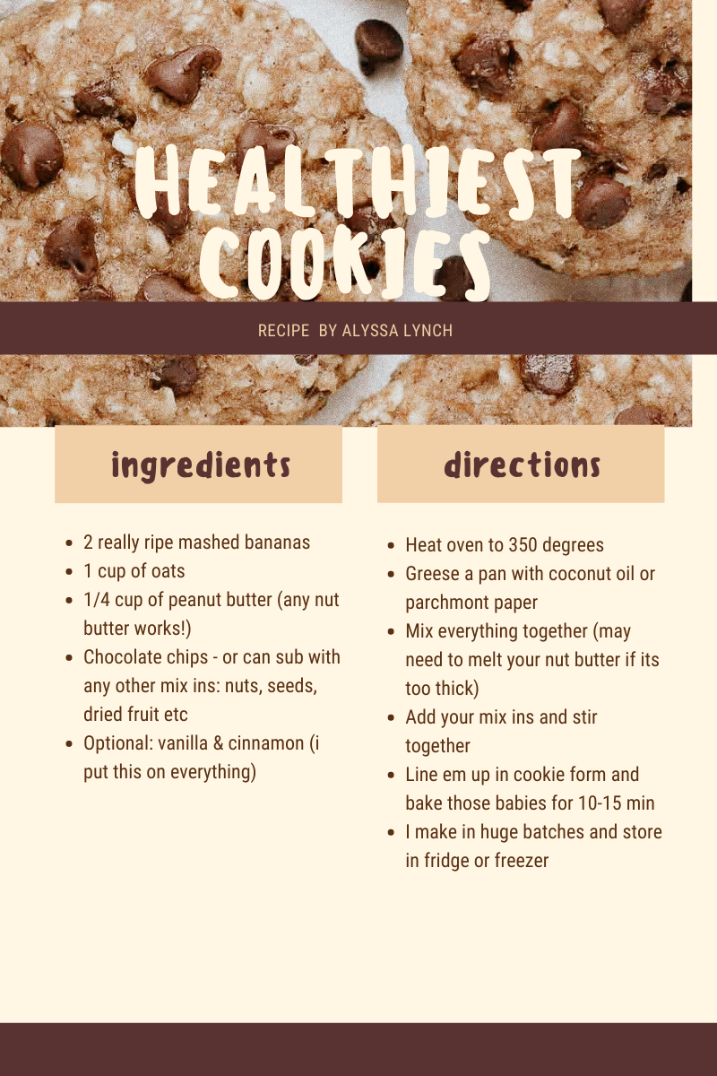 Healthiest Cookies — Alyssa Lynch