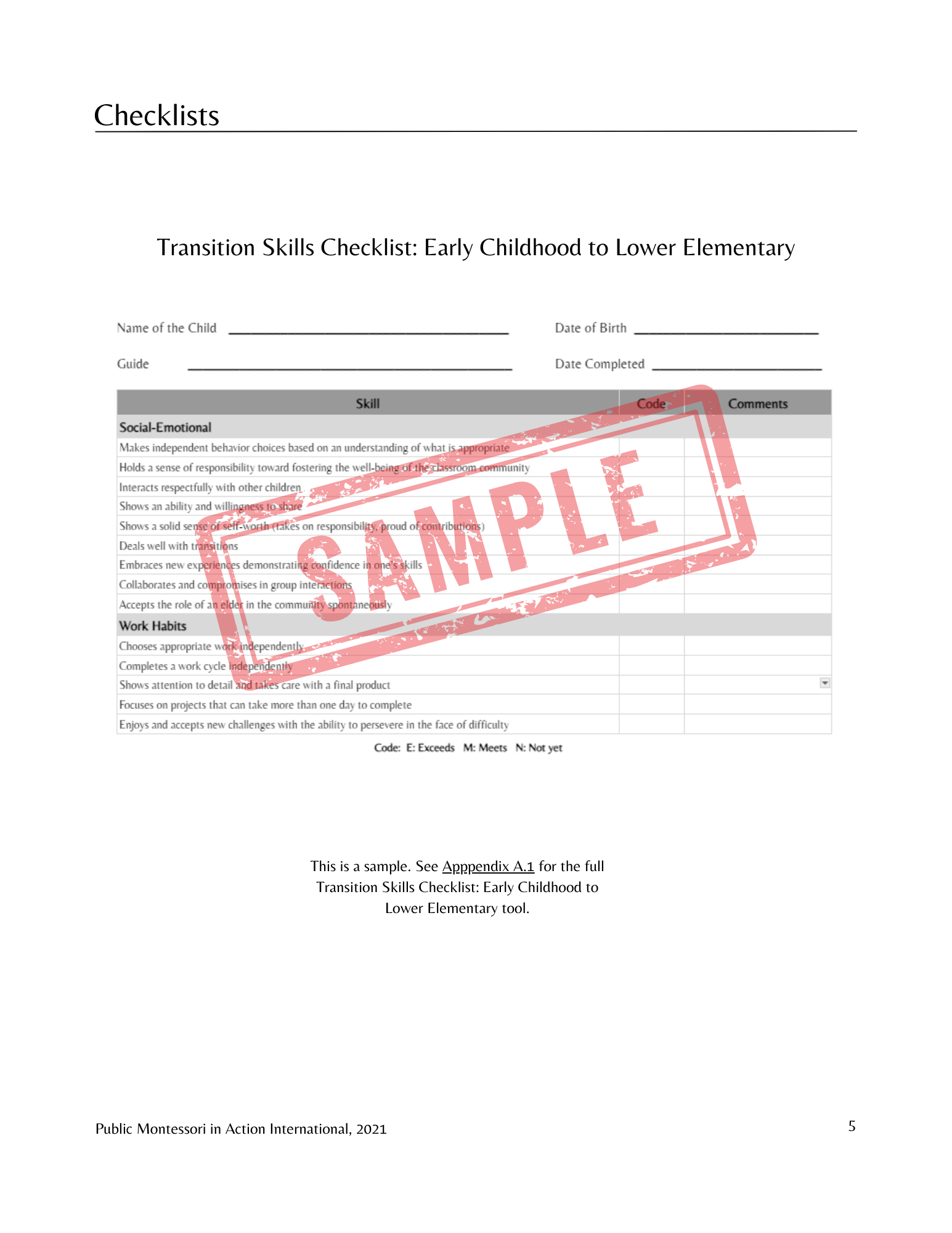 Seamless Transitions Guidebook - updated 2024 — Public Montessori in ...