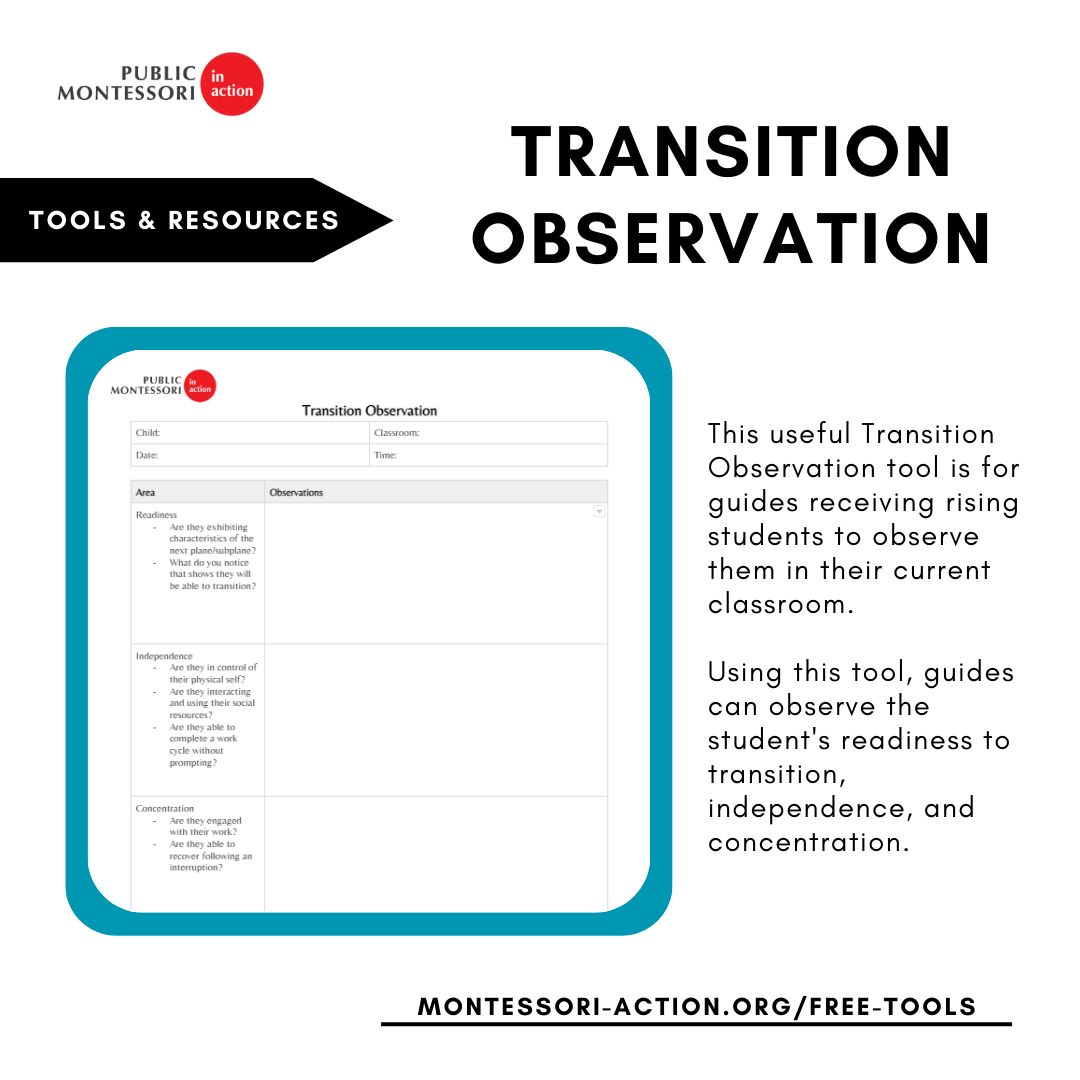 Free Tools — Public Montessori in Action International