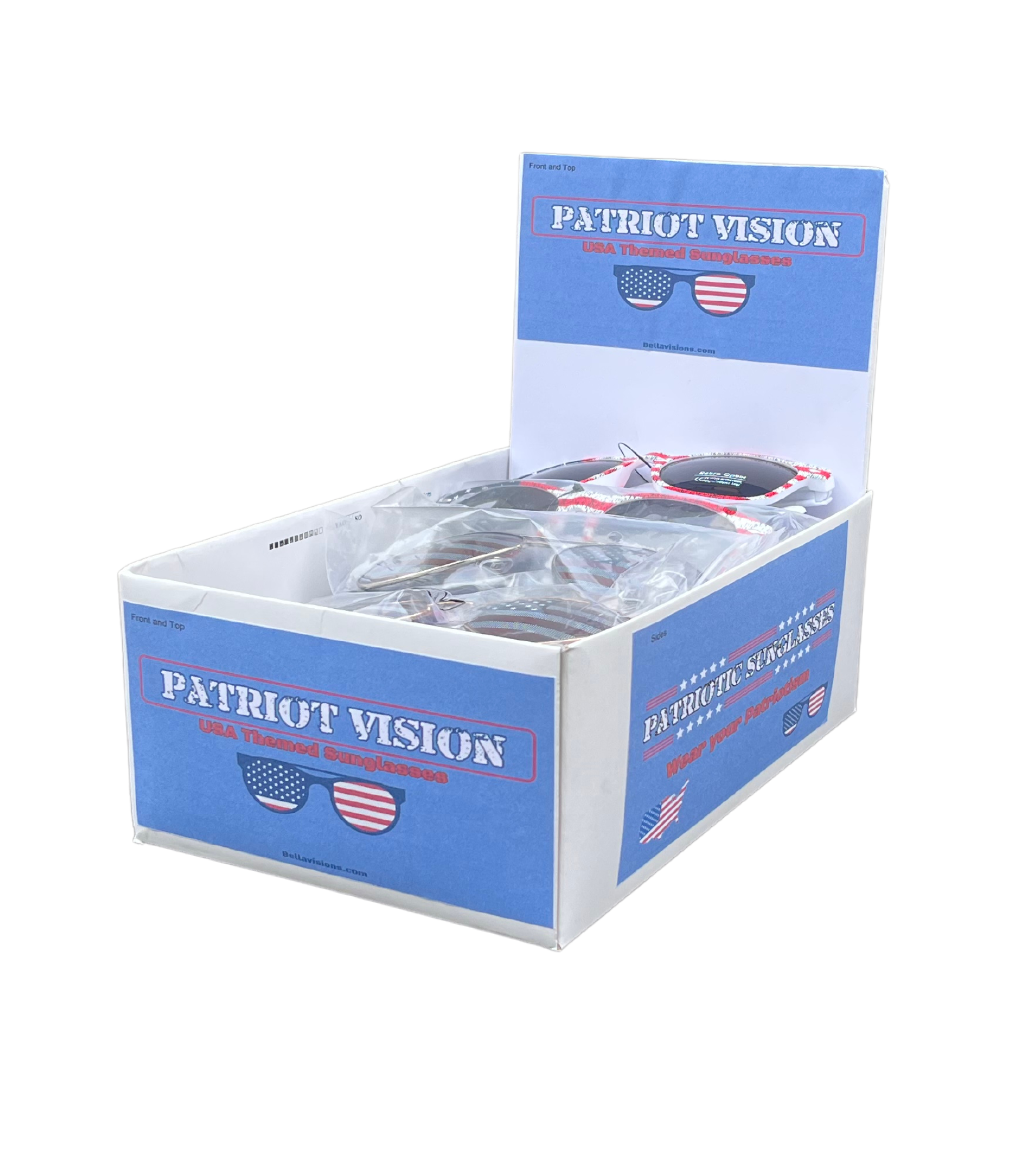 Patriot Vision USA Themed Sunglasses Package — Bellavisions Inc.