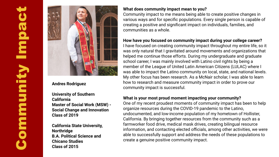 Community Impact — Latinx in Education