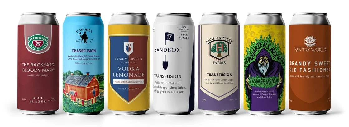 White Label Canned Transfusion for Golf Courses | Blue Blazer — Blue Blazer