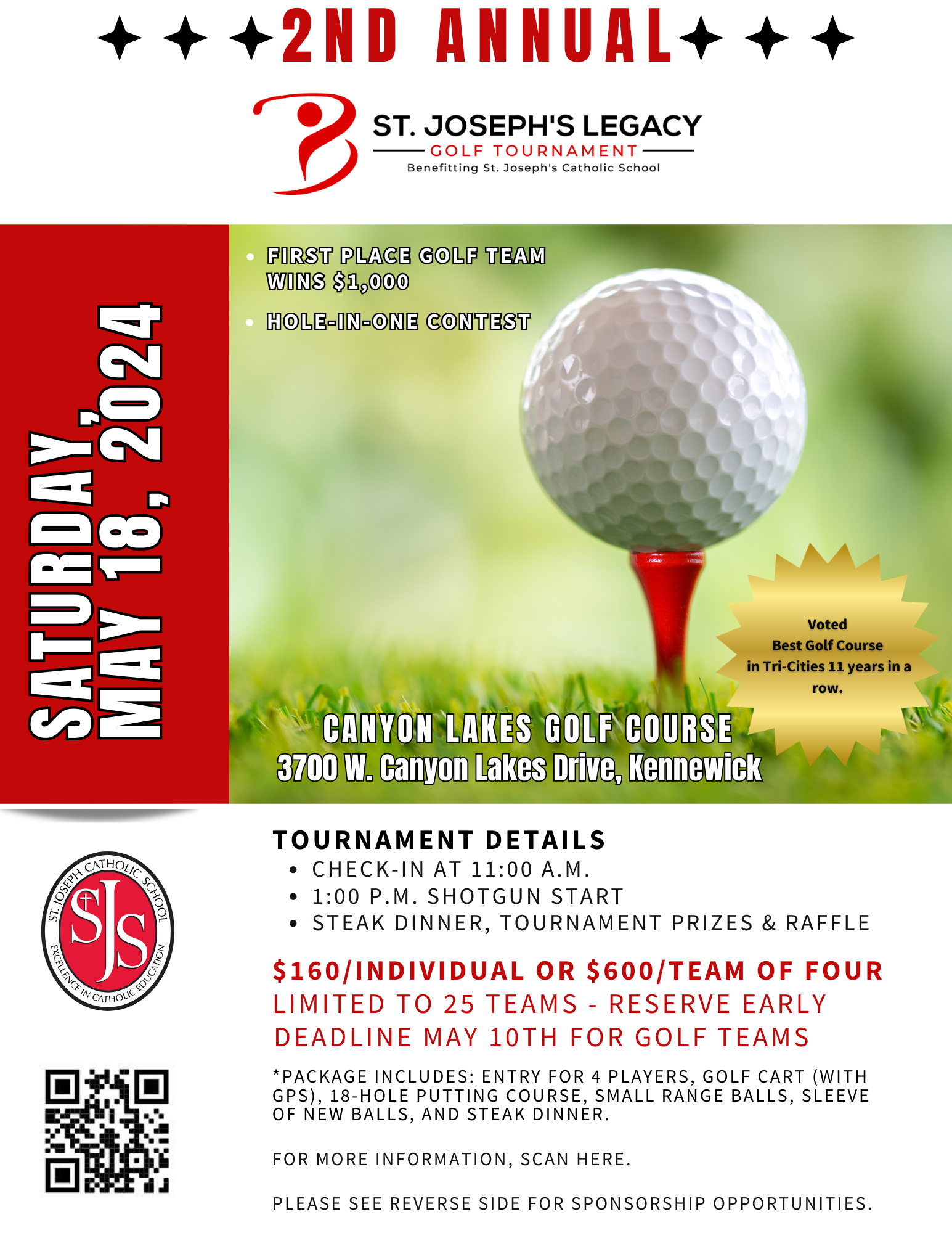 Golf Tournament — St. Joseph's Catholic School