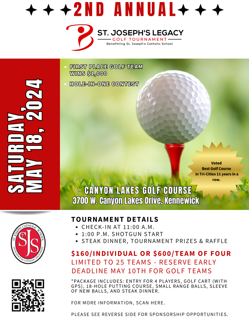 Golf Tournament — St. Joseph's Catholic School