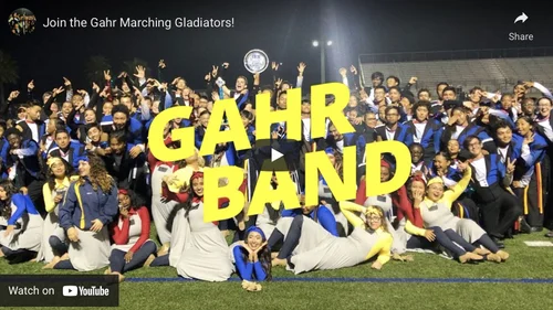 THIS WEEK #36 — Gahr Instrumental Music Program