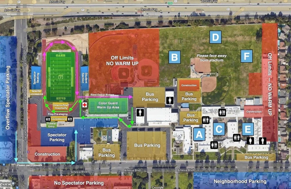 GAHR INVITATIONAL THIS SATURDAY 11/4 — Gahr Instrumental Music Program