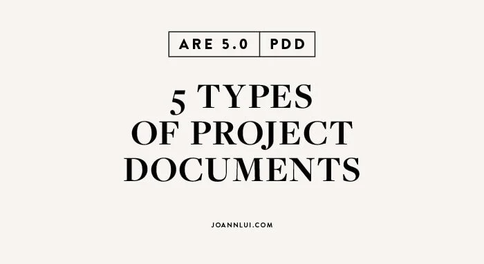 PDD: 5 Types Of Project Documents — Joann Lui