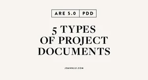 PDD: 5 Types Of Project Documents — Joann Lui