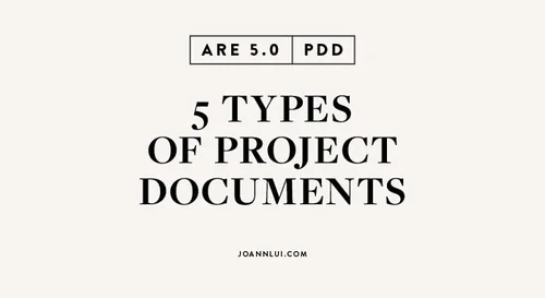 PDD: 5 Types Of Project Documents — Joann Lui