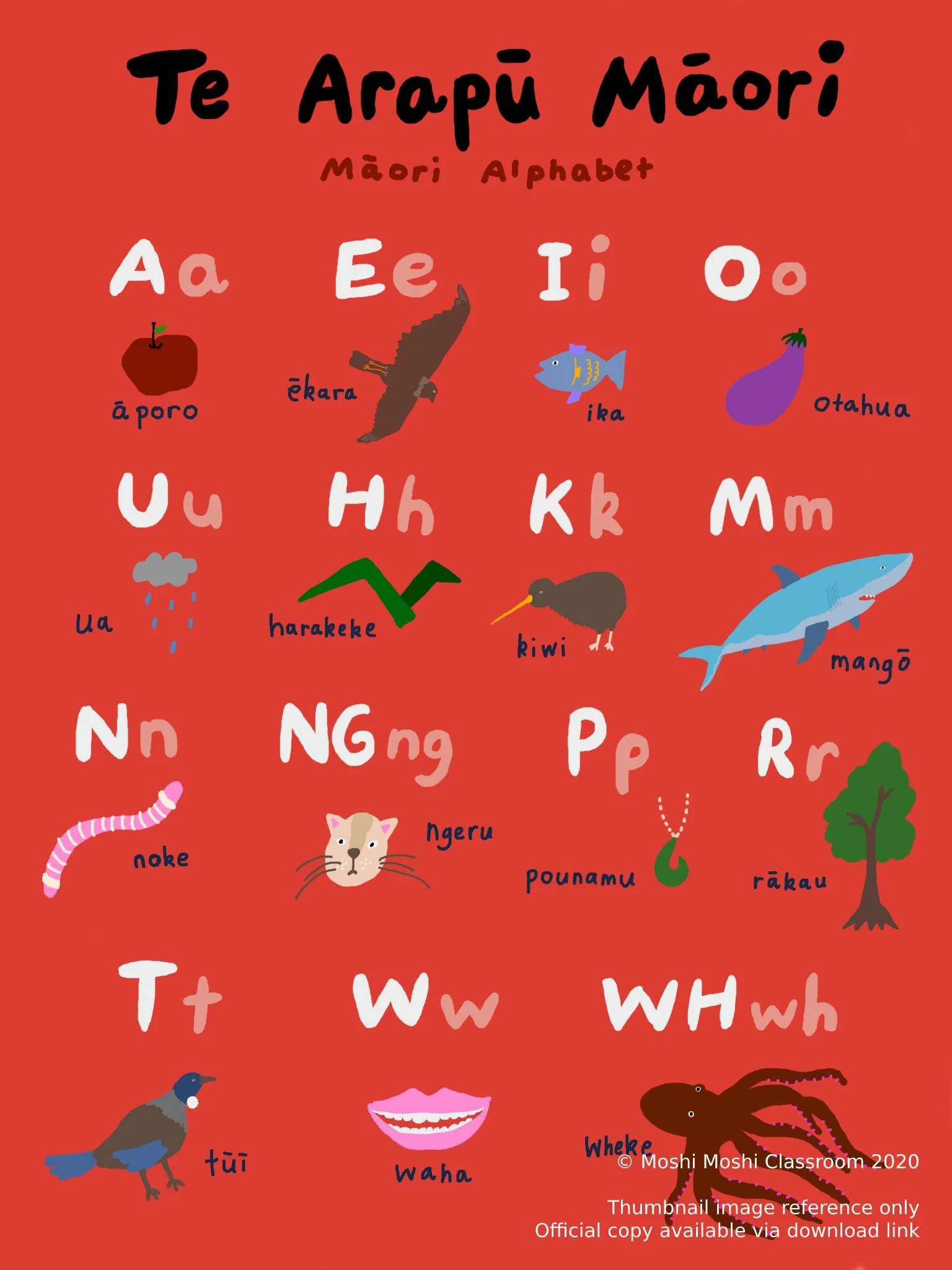 Te Arapū Māori — Moshi Moshi Classroom