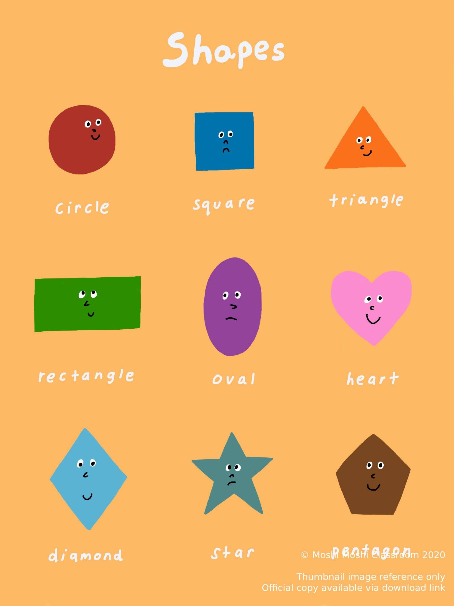 Shapes / Āhua — Moshi Moshi Classroom