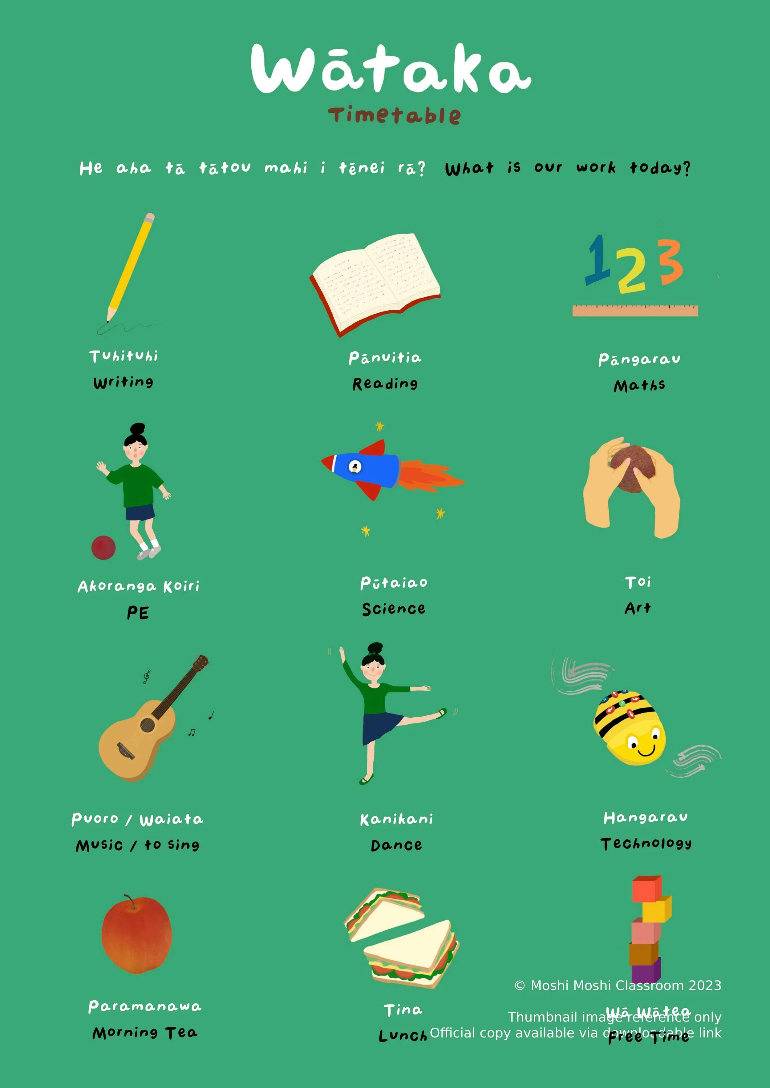 Wātaka — Moshi Moshi Classroom