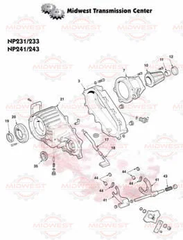 NP233 Transfer Case — Midwest Transmission Center
