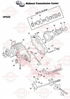 NP242 Rebuilt Transfer Case - Remanufactured Replacement