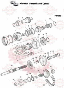 NP247 Jeep Transfer Case | Remanufactured for Reliable Performance