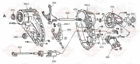 BW4406 Transfer Case Ford