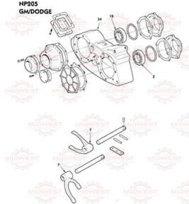 NP205 Transfer Case | Heavy-Duty Remanufactured Replacement