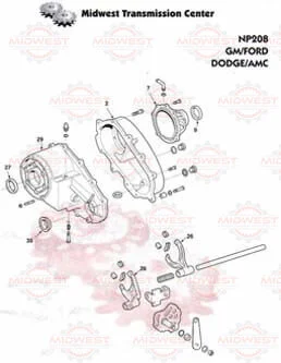 NP208 Transfer Case — Midwest Transmission Center