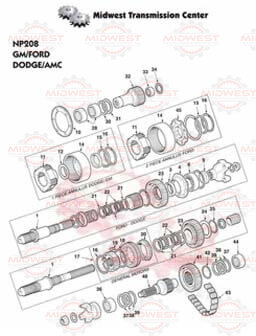NP208 Transfer Case — Midwest Transmission Center