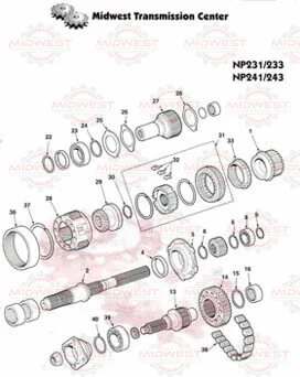 NP241 Transfer Case — Midwest Transmission Center