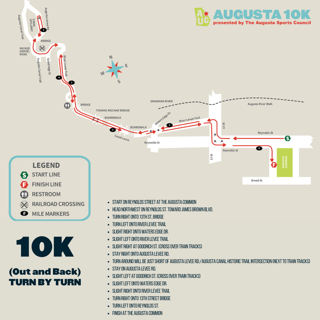 Race Course Maps — Augusta Half Marathon/10K/5K