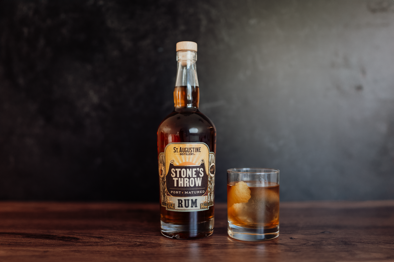 Rum Old Fashioned — St. Augustine Distillery