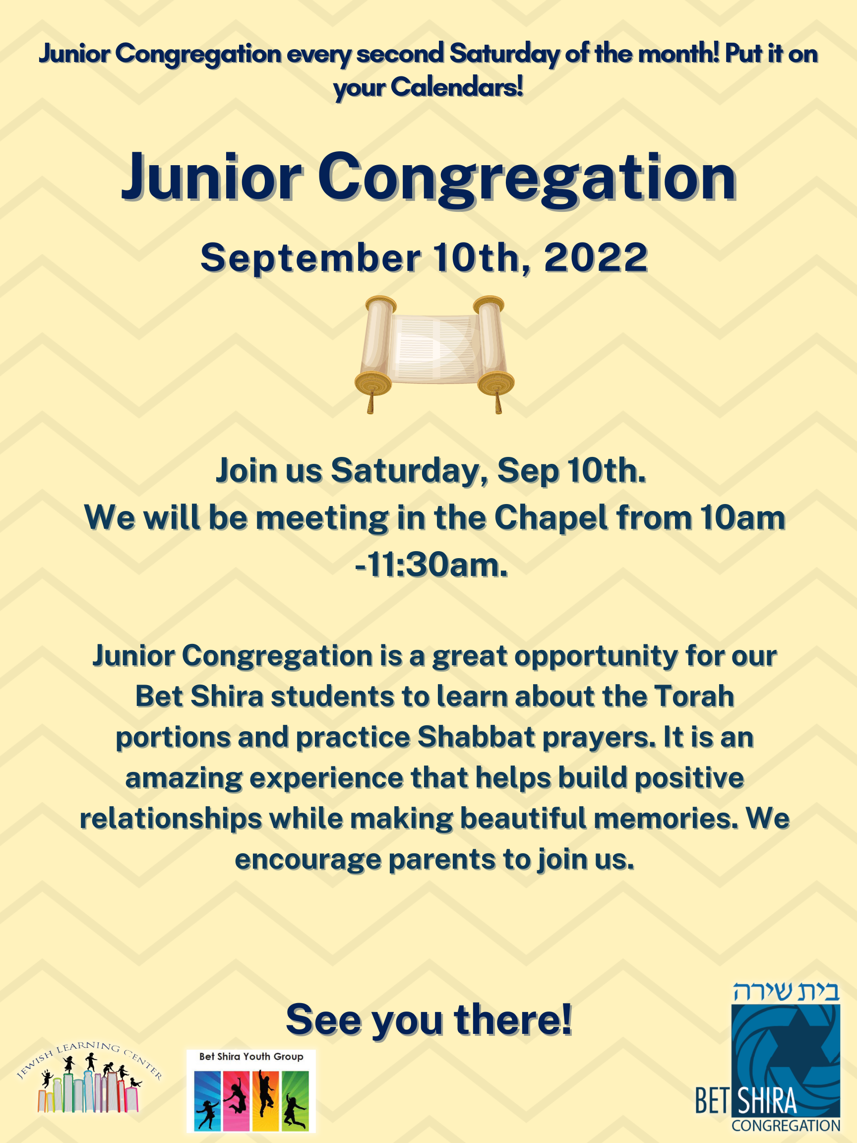 Events List — Bet Shira Congregation