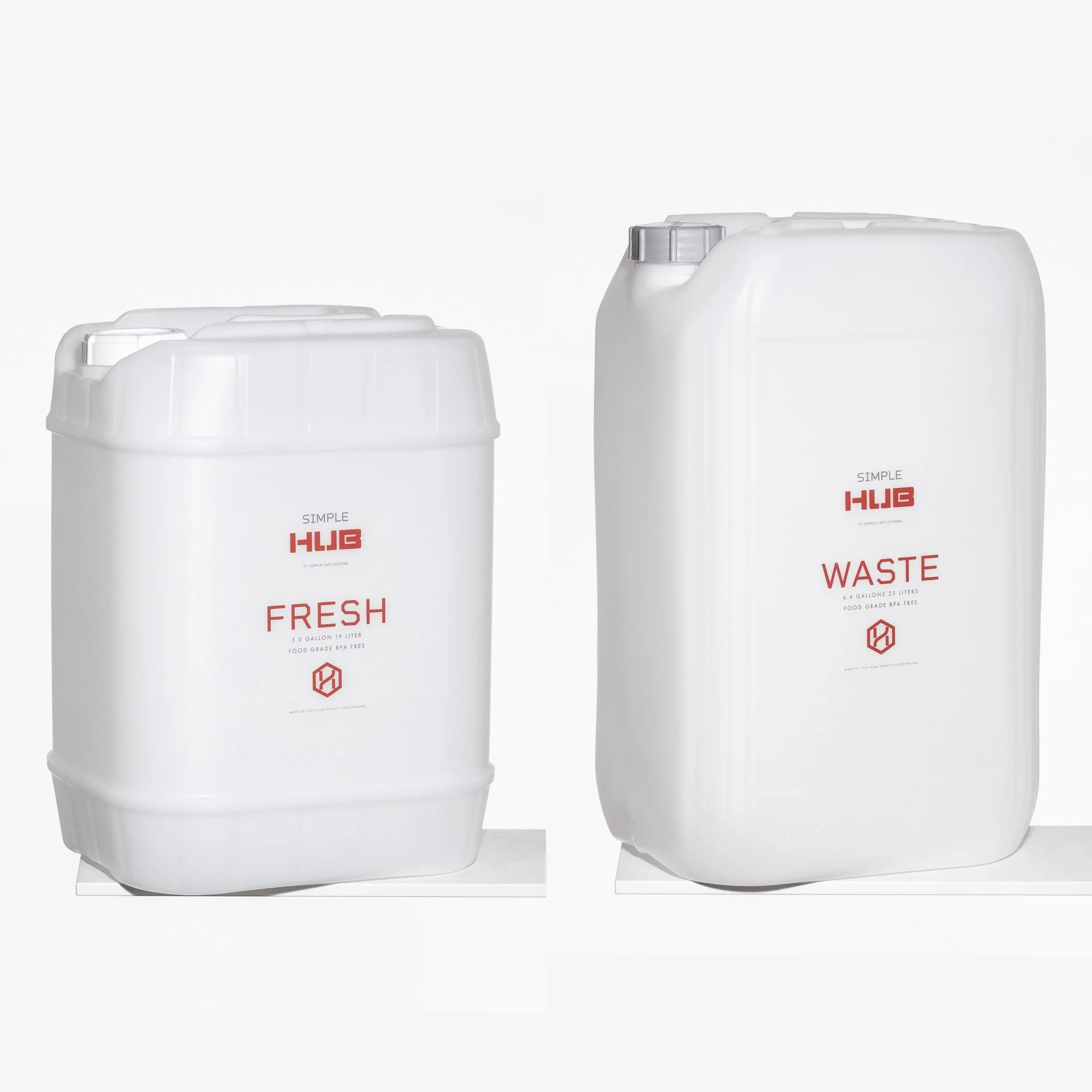 Fresh and Waste Water Tank Bundle — Simple Cart Systems