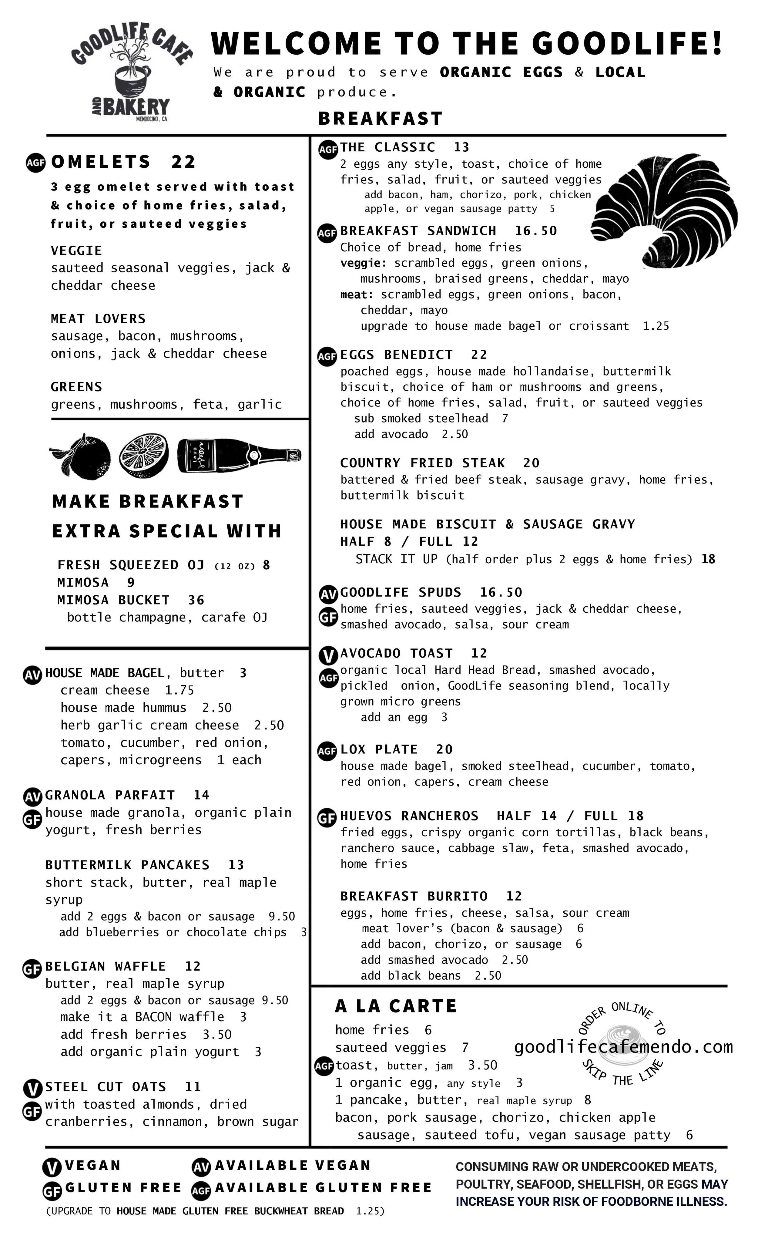 Breakfast — GoodLife Cafe & Bakery