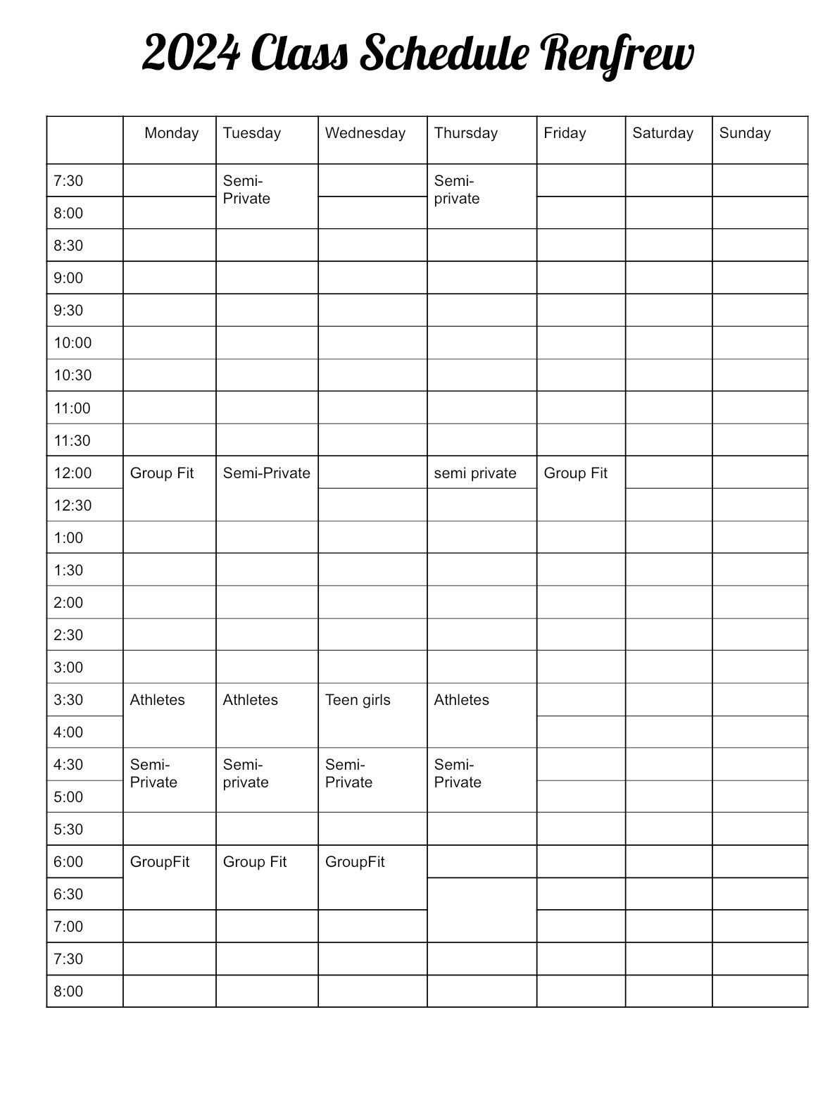 Classes — Ultimate Fitness Gyms