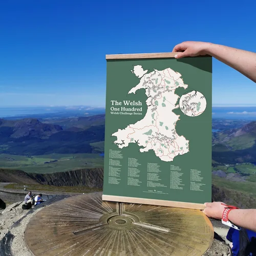 Explore The Wales Coast Path: Illustrated Route Print for Hikers and ...