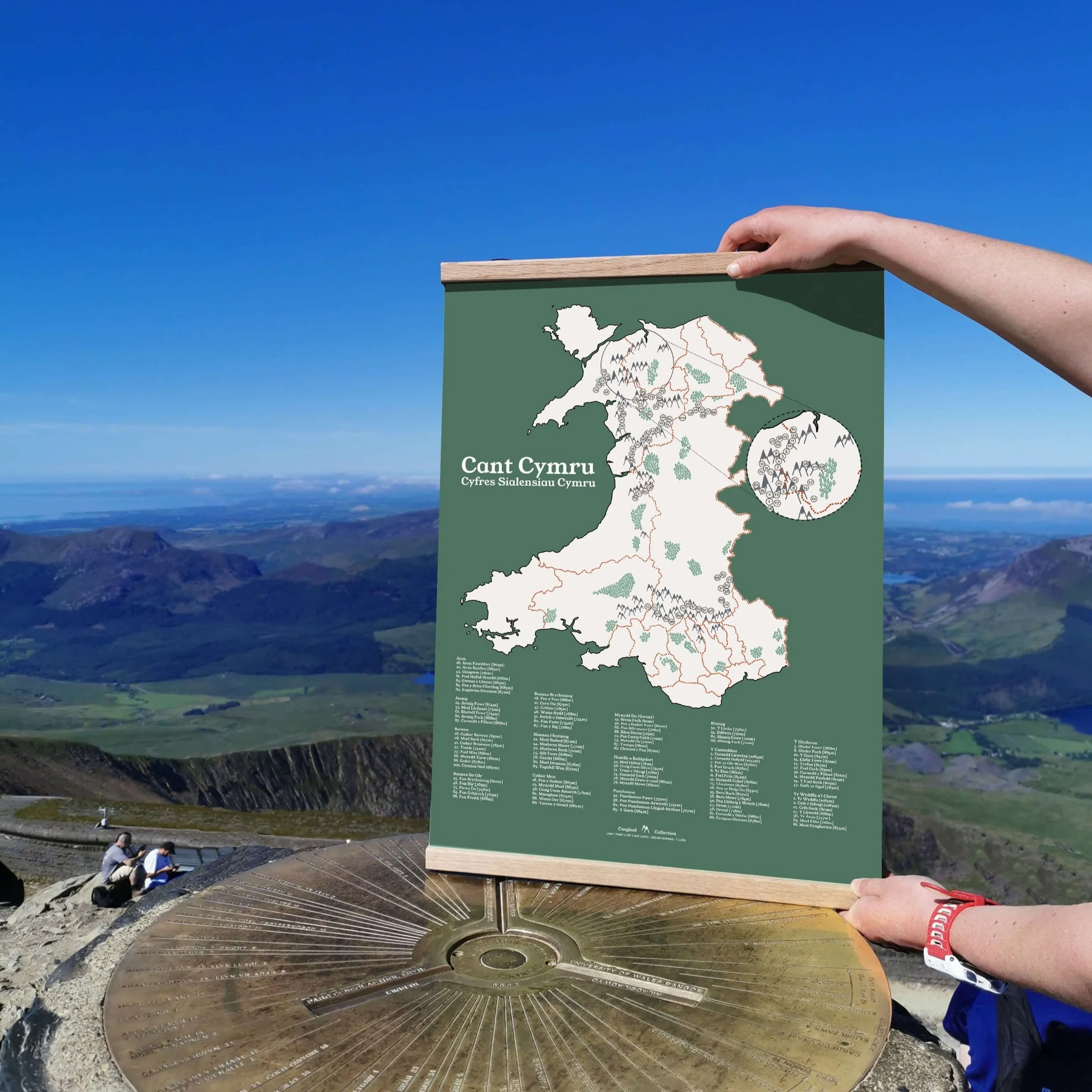 Explore The Wales Coast Path: Illustrated Route Print for Hikers and ...