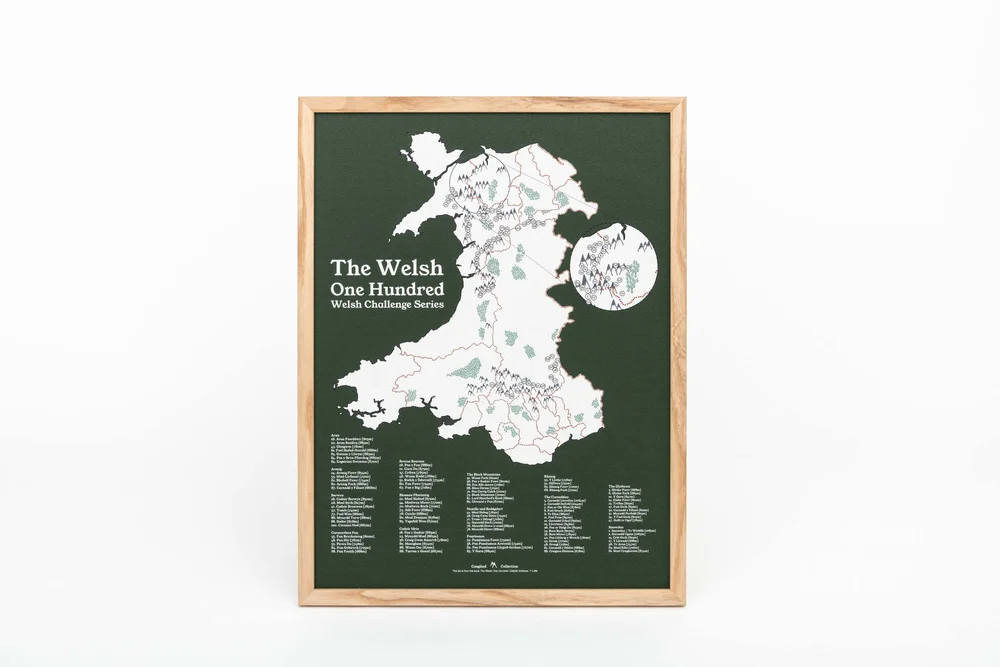 Casgliad Collection | Welsh Hiking Prints & Challenge Pinboards