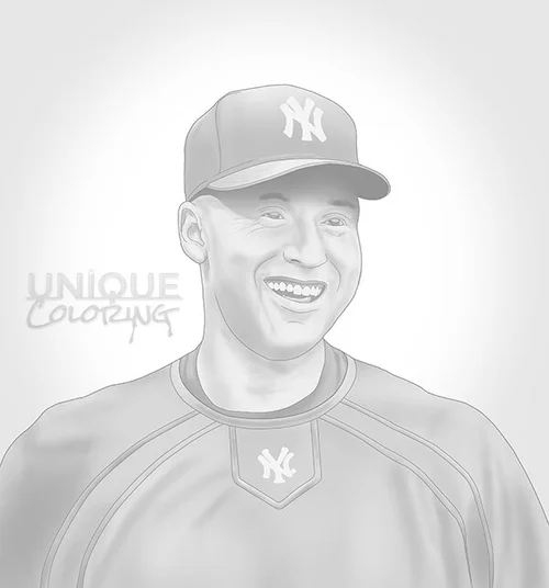 Derek Jeter — Unique Coloring