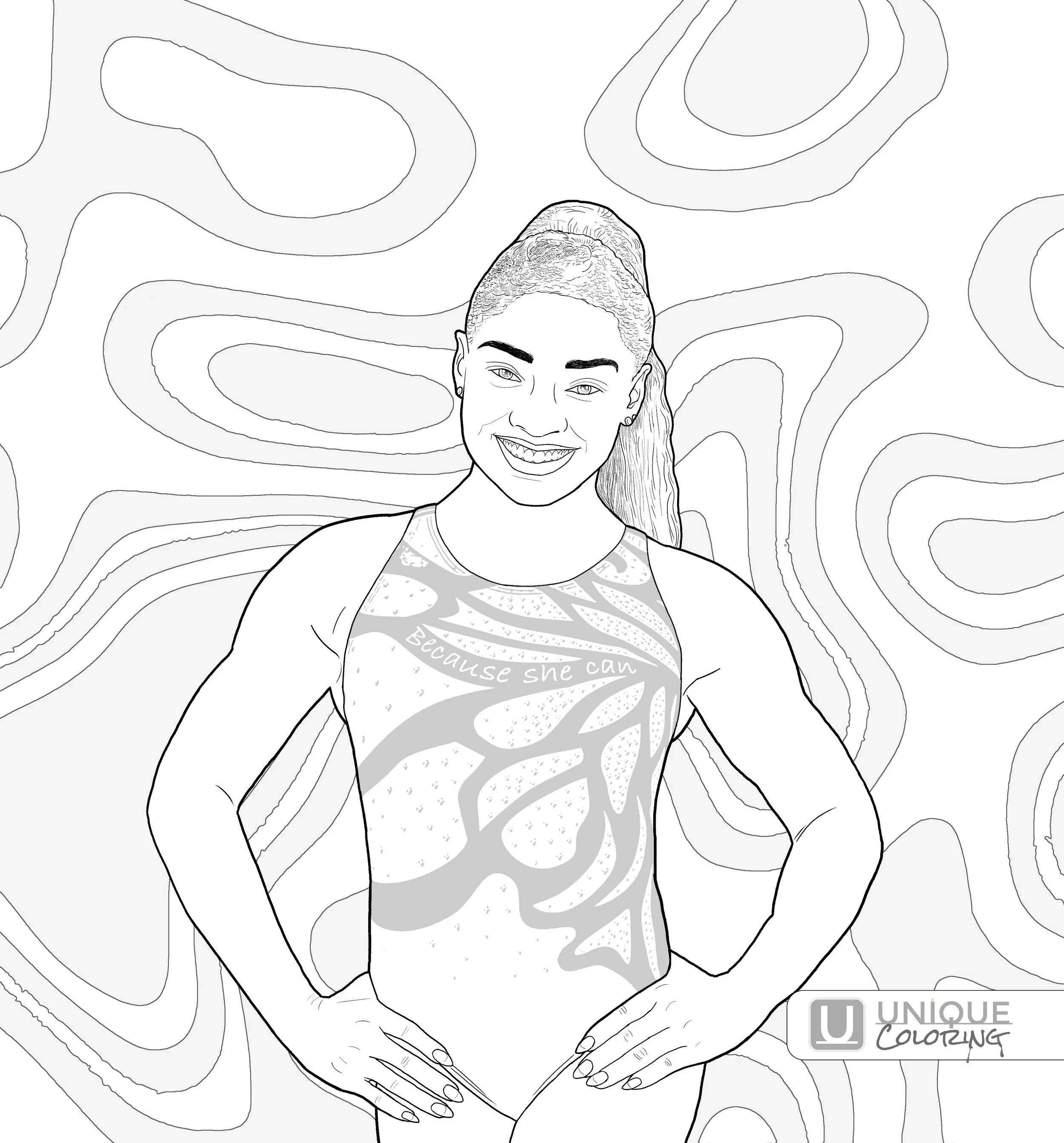 Simone Biles: The Most Decorated Gymnast in U.S. History — Unique Coloring