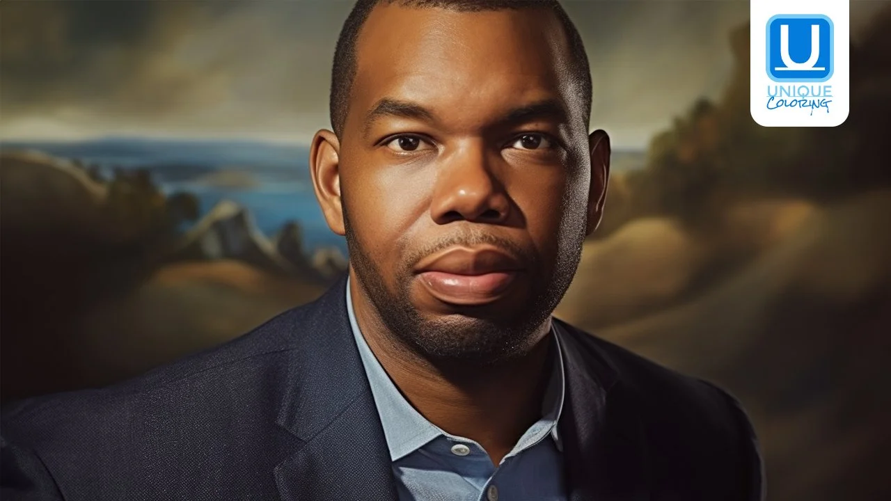 Ta-Nehisi Coates: The Celebrated Journalist and Author — Unique Coloring