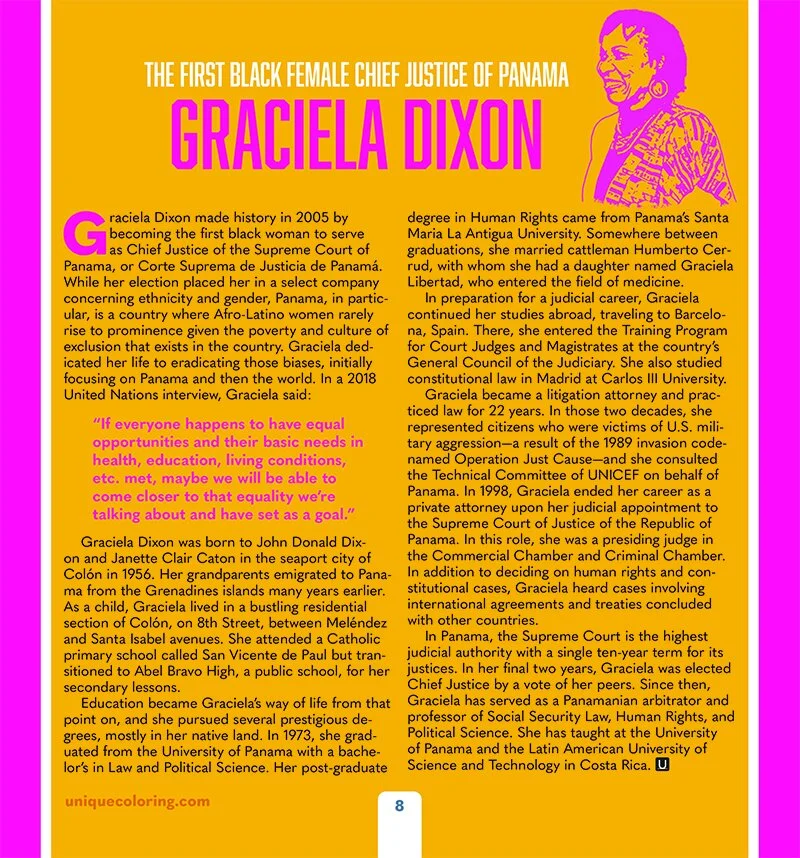 12 Extraordinary Black Latinos — Unique Coloring