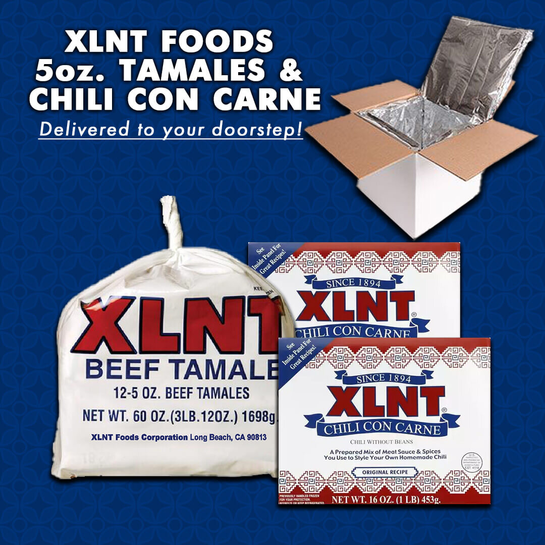 XLNT Online Store Tamales and Chili Con Carne Shipped — XLNT Foods ...